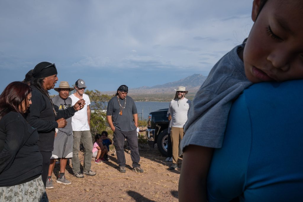 Holy Ground Ceremony and Mount Graham Sacred Run at San Carlos Lake and ...